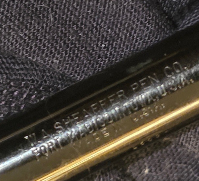 Sheaffer Sentinel Deluxe 1500 fountain pen & pencil-Lifetime 14k Gold ...