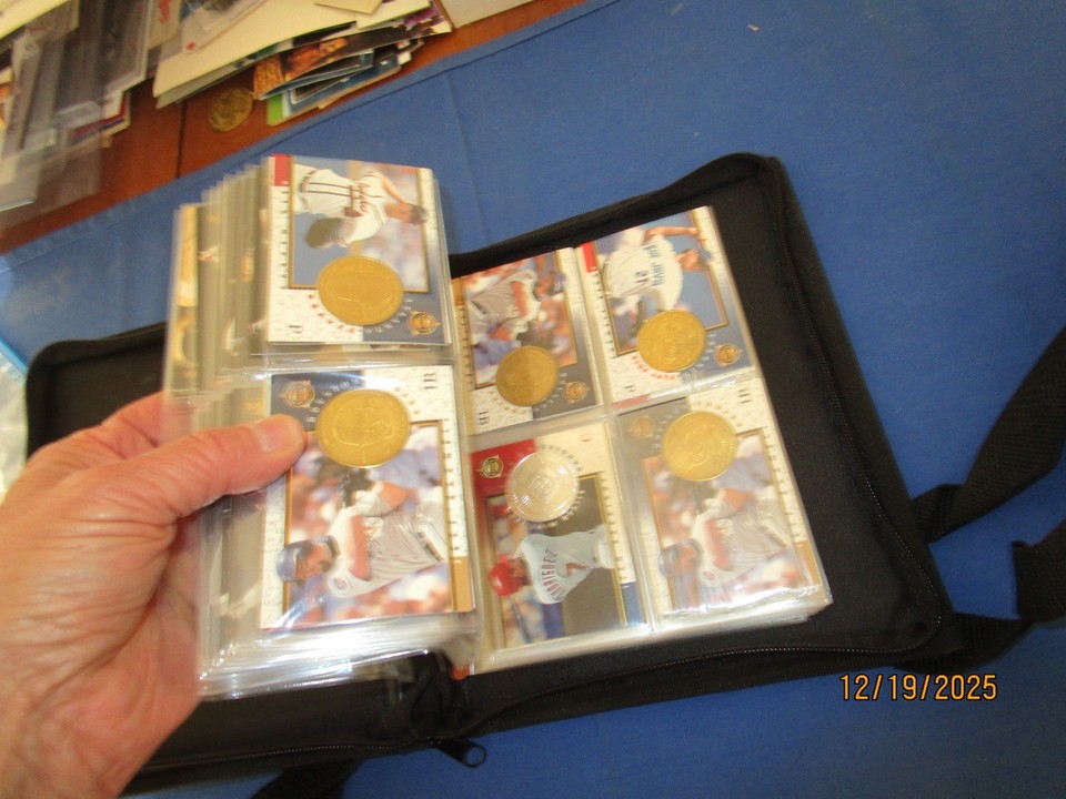 1998 Pinnacle Mint Baseball Card & Coin Lot in Ultra Pro Professional ...