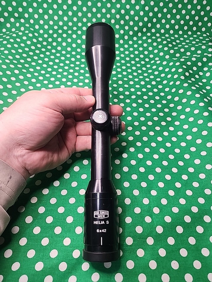 KARL KAHLES HELIA S 6X42 GLOSS RIFLE SCOPE AUSTRIA HEAVY DUPLEX RETICLE ...