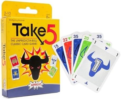 Take 5 Card Game Easy to Learn Strategic Family Game for Kids Adults | eBay