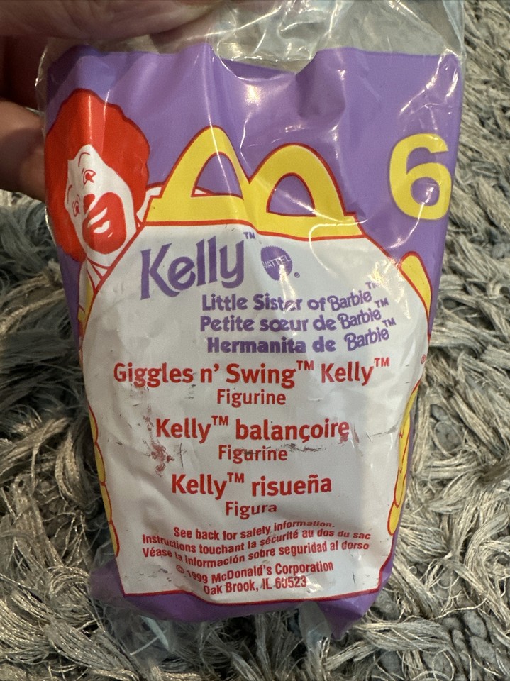 McDonalds Happy Meal Toy Kelly Little sister of barbie Giggles and ...