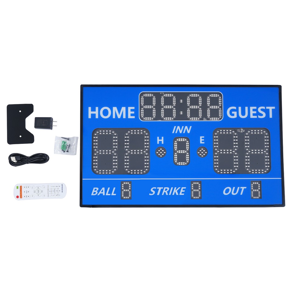 Scoreboard for Baseball Games Portable Electronic Digital LED ...