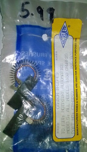New Carbon Brushes SD19 Hotpoint 1848 G.E.C. Indesit 800 Servis Washing ...