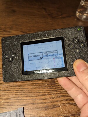 Gameboy Macro F Nintendo ds lite To GBA Advance Convert. Screen ...