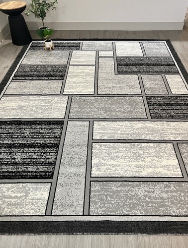 8x11 Large Area Rugs Carpet Flooring 8x10 Area Rug Floor Gray Modern ...