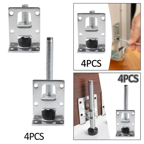 4Pcs Adjustable Furniture Leveling Feet with Lock Nuts for | eBay