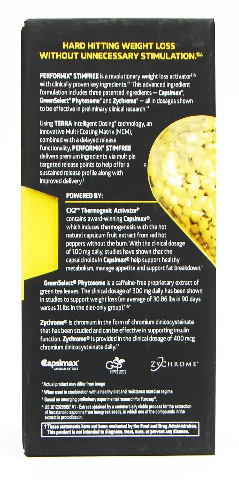 Performix STIM FREE Fat Burner Weight Loss Mood Enhancer 78 capsules ...