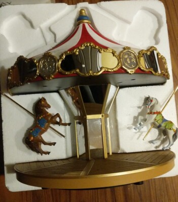 Hallmark Keepsake Ornament Carousel Display With 2 Horses | eBay