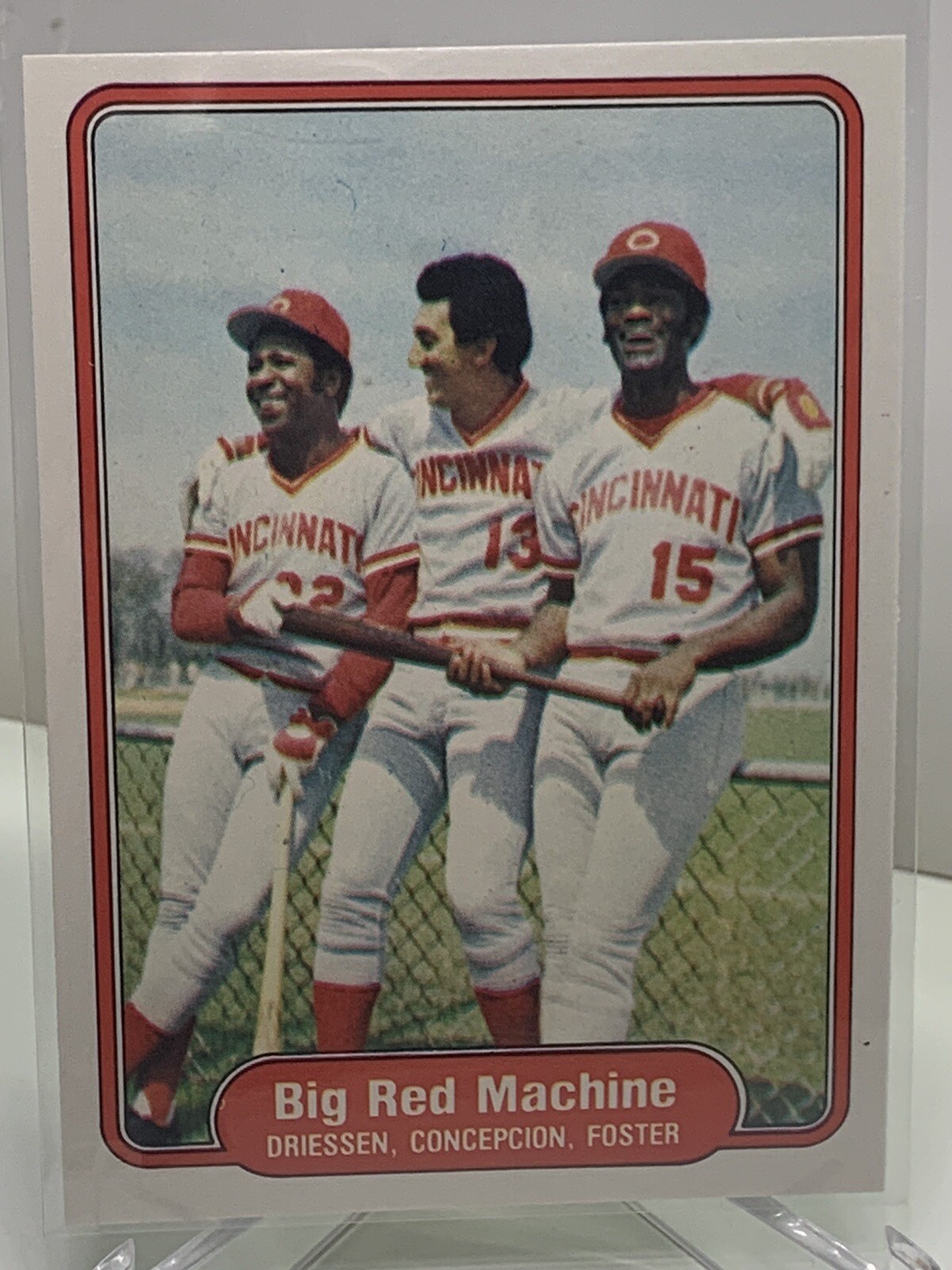 1982 Fleer #630 Driessen / Concepcion / Foster Cincinnati Reds | eBay