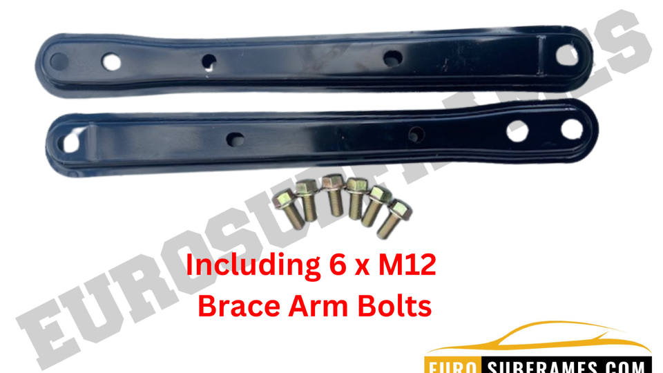NEW Mazda MX5 MX-5 MK3 3.5 3.75 Rear Subframe Brace Bar Pair | eBay UK