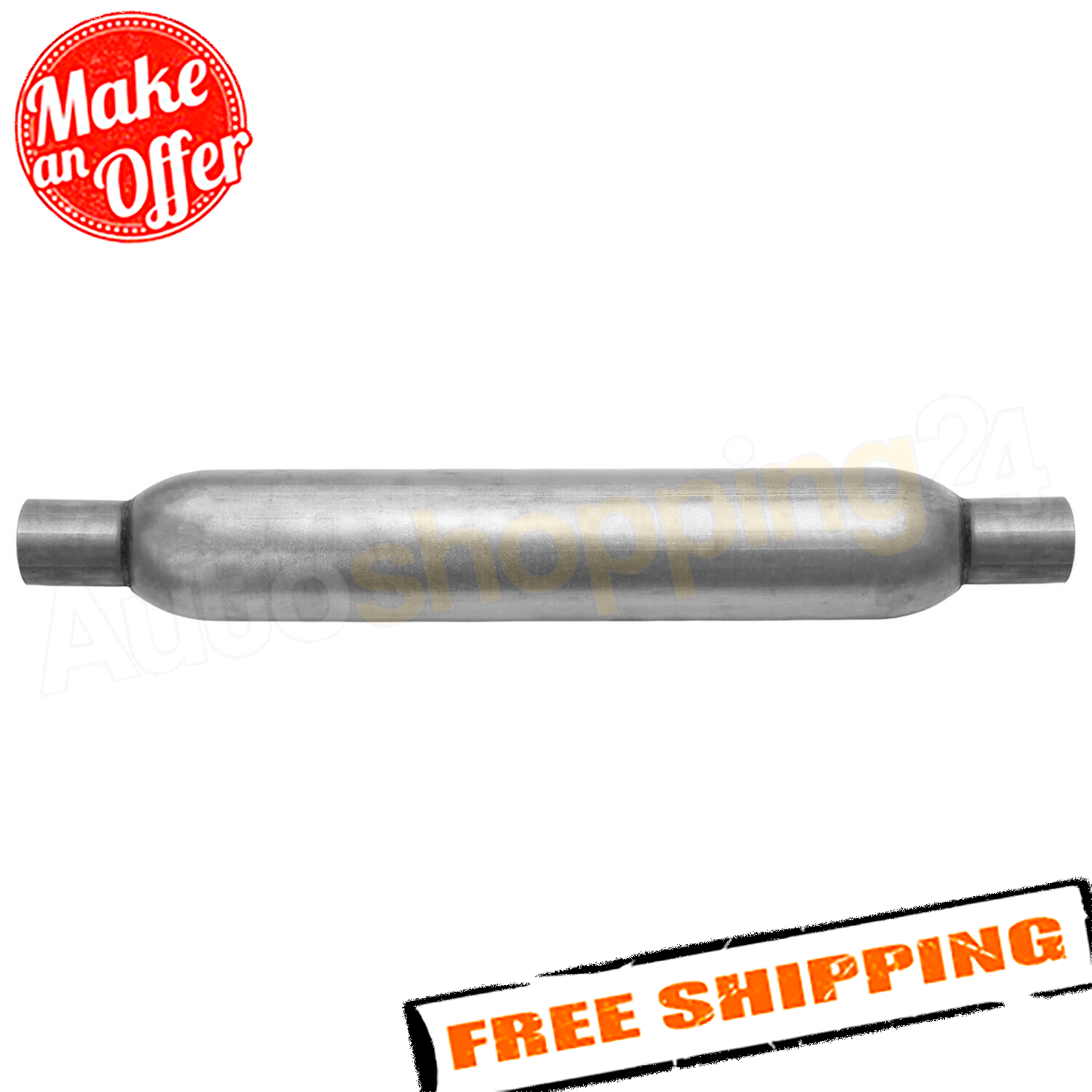 AP Exhaust 351211S 2" In/Out Enforcer Glasspack Muffler 85337260495 | eBay
