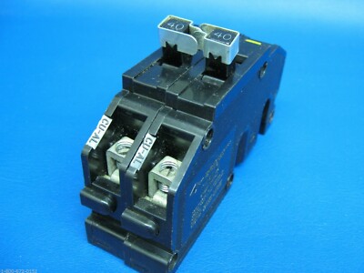 40A ZINSCO 2 Pole 40 Amp BREAKER aslo fits some GTE Sylvania Q or QC | eBay