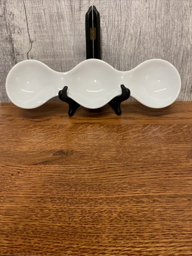 PIER 1 IMPORTS Trio Appetizer CONDIMENT Dip Sauce Serving Dish | eBay