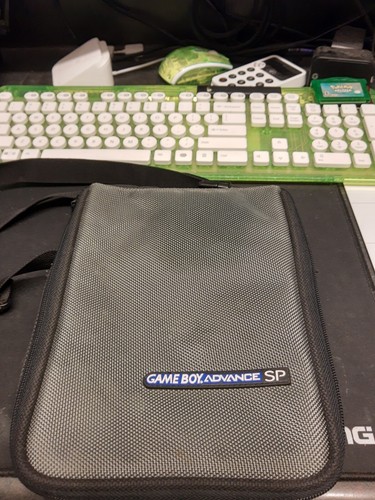 Nintendo Gameboy Advance SP Gray Carrying Case Travel Bag A.L.S ...