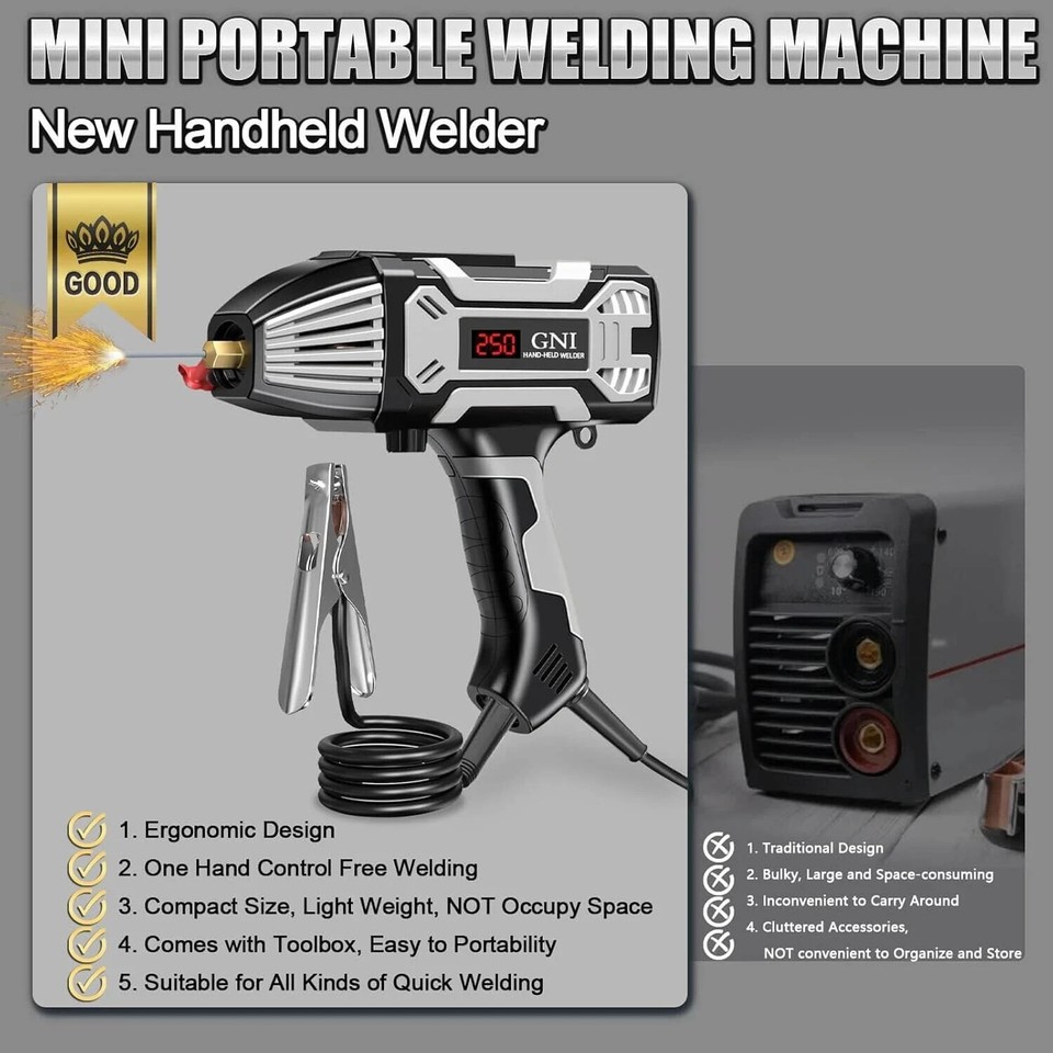 Saker Portable Electric Welding Machine,110V Portable Welder Handheld ...