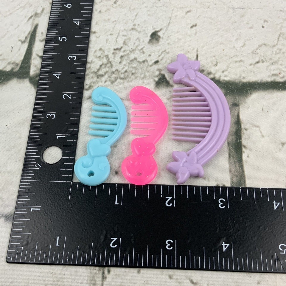 My Little Pony Accessories Hair Combs Lot Of 3 Pink Blue Purple Rainbow ...
