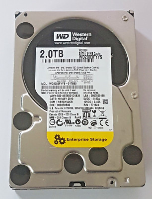 2 TB SATA Western Digital RE4 WD2003FYYS-01T8B0 7200rpm 64MB HDD 3.5 ...