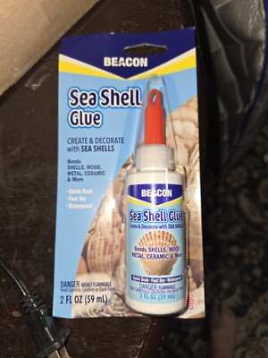 Sea Shell Glue for Creating and Decorating with Shells, Wood, Metal ...