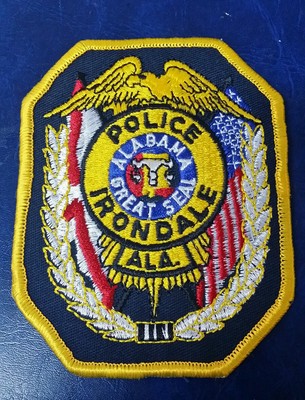 IRONDALE, ALABAMA POLICE SHOULDER PATCH AL | eBay