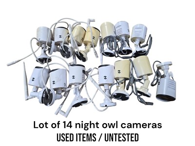 LOT OF 14 Night Owl Cameras (Various Models) Wired And Wireless | eBay