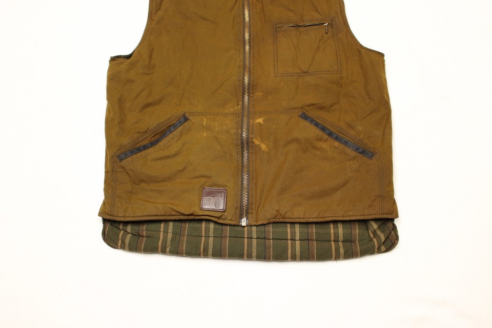 Vtg Outback Trading Company mens L brown blanket line canvas rugged ...