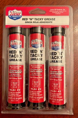 Red 'N' Tacky Grease 3-Ounce Combo Pack, Lucas HLGI #2 | eBay