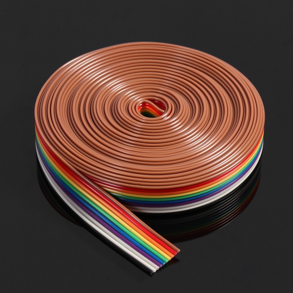 5M 10 Pin Flat Ribbon Cable Flat Cable 10 Pin Flexible Flat Cable | eBay