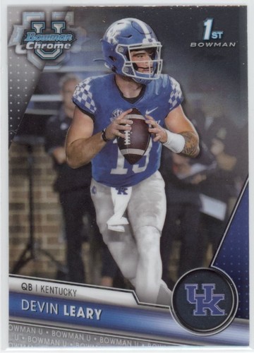 2023 Devin Leary Bowman Chrome University 1st Bowman RC #56 (G1371) | eBay