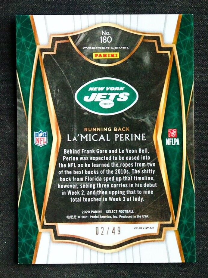 2020 Panini Select - LaMical Perine - Rookie Premier Level Red Disco ...