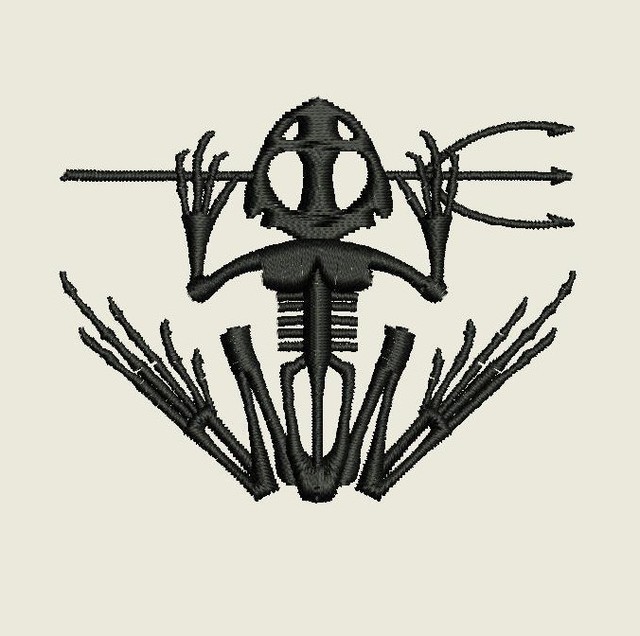 US NAVY SEAL Bone Skeletal Frog Custom Embroidered Polo Shirt | eBay