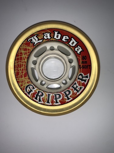 Labeda Gripper Roller Hockey Inline Wheel Clear 80mm X-Soft 76A | eBay