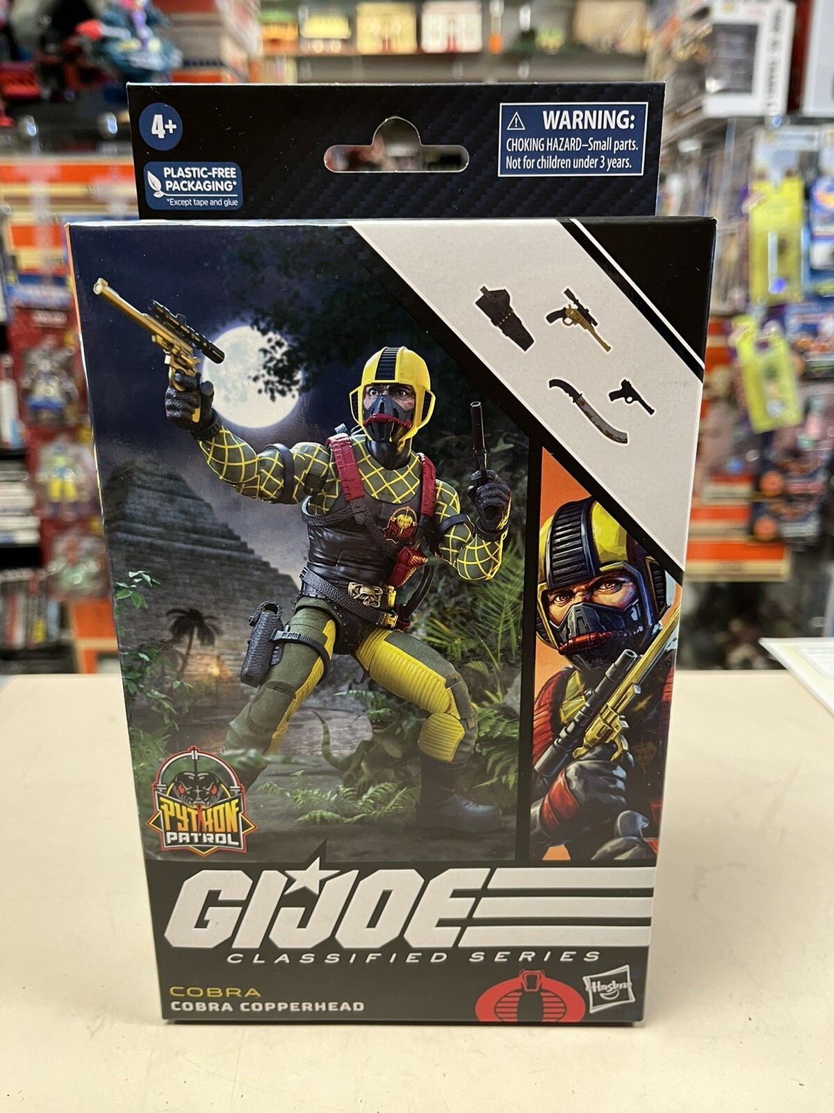 * HASBRO GI JOE CLASSIFIED PYTHON PATROL COBRA COPPERHEAD #96 *ST | eBay