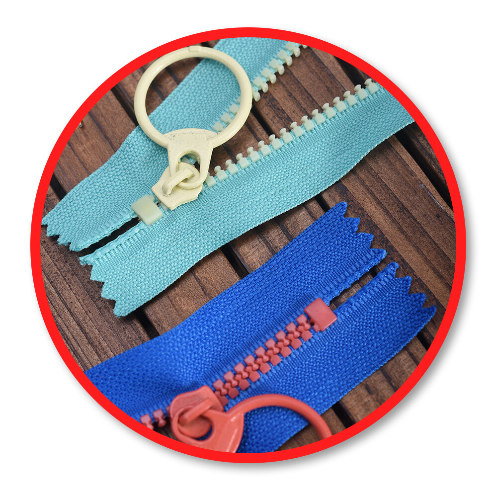 10x Nylon Zippers Sewing Tool Edge Puller Zip Tailor Zipper Mixed Color ...