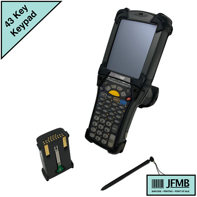 Zebra MC92N0-GL0SYFQA6WR Zebra Barcode Scanner 1D 43 Key Win WM 6.5 ...