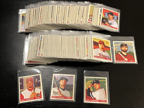 2007 Upper Deck Goudey Red Backs Complete Set 1-200 Jeter Griffey Jr ...