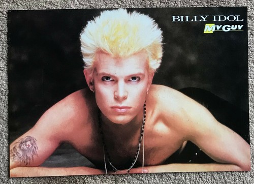 BILLY IDOL - 1986 full page UK magazine annual poster | eBay