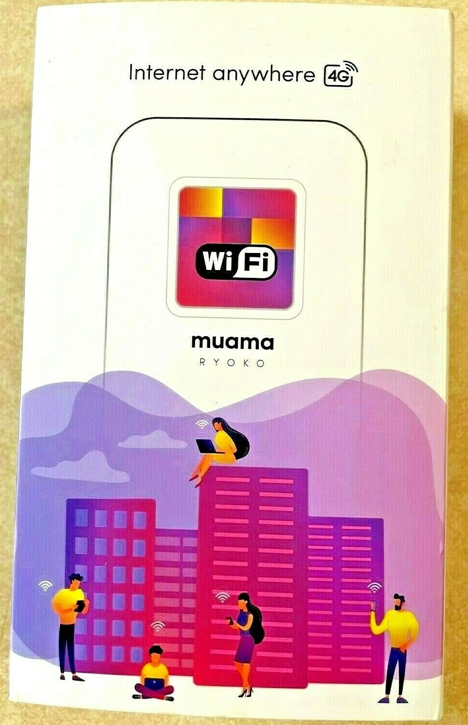 Muama Ryoko 4G-LTE Mobile Broadband Portable Wireless White WiFi Router ...