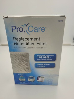 NEW PROCARE REPLACEMENT HUMIDIFER FILTER PCWF2 USE W/ COOL MIST ...