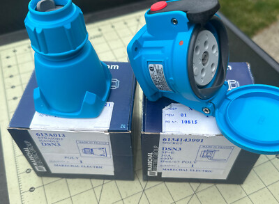 30A Marechal 6134143991 Socket & 613A013 Straight Handle IP66/67 Poly New | eBay