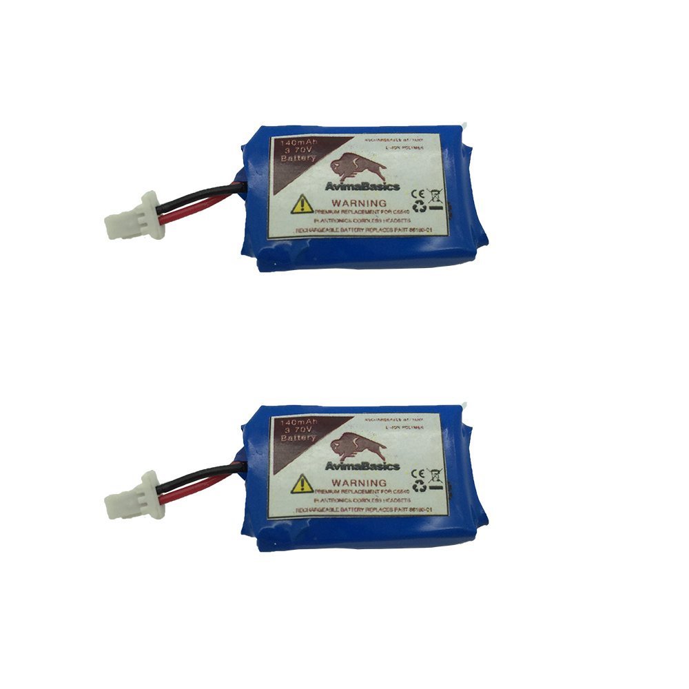 Battery for CS540, CS540A CS540-XD C054 86180-01 & 84479-01 Headsets ...