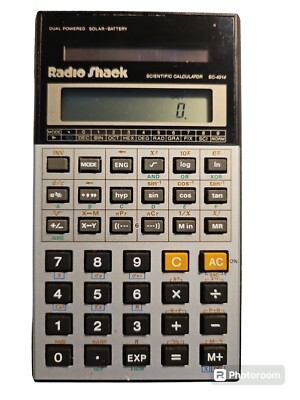 Radio Shack Scientific Calculator EC-4014 Dual Powered Battery & Solar ...