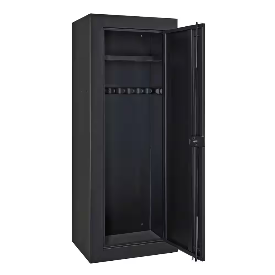 14-Gun 10 cu. ft Key Lock Security Cabinet Keyed Locks Storage Locker ...