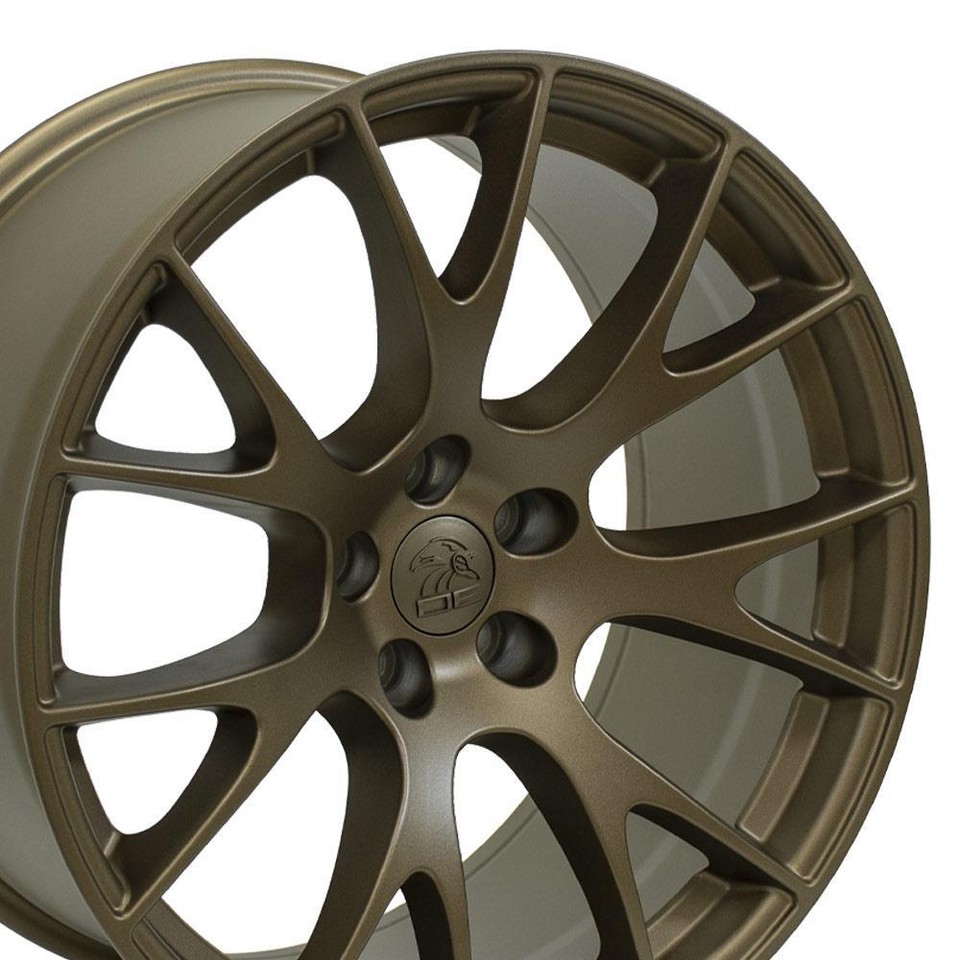 2528 Bronze 20 inch Staggered Rims Set Fit Charger Challenger 300 ...