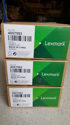3x Genuine Lexmark 40X7593 Pick Roller Assembly Brand New See Photos ...