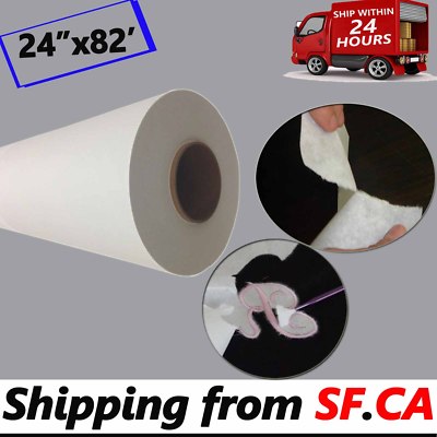 White Easy to Tear Away Machine Embroidery Stabilizer Backing Paper 24 ...