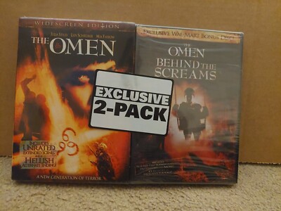 The Omen (DVD, 2006) Plus Walmart Exclusive Bonus Disc New SEALED (Tear ...