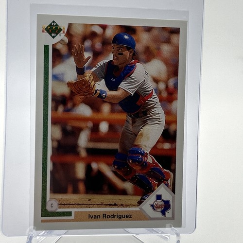 1991 Upper Deck Final Edition Ivan Rodriguez Rookie Card #55F Mint FREE ...