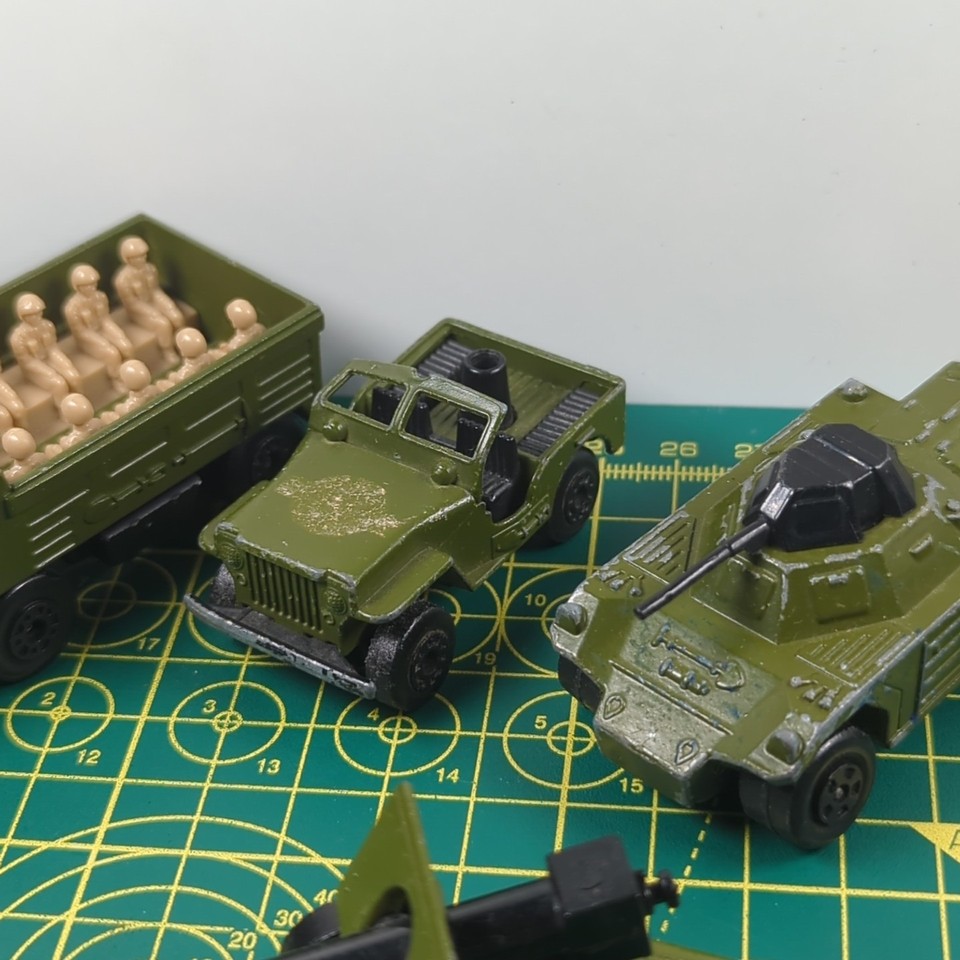 Vintage Matchbox Series Military Vehicles Bundle Job Lot Diecast Tanks ...
