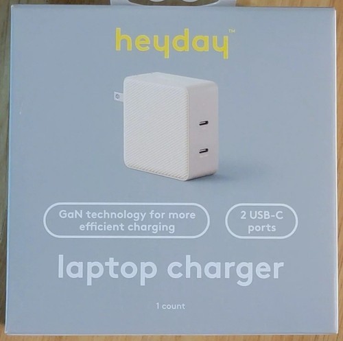 Lot Of 12 Heyday 60w USB-C Charger 2-Port GaN PD 3.0 Laptop Phone iPad ...