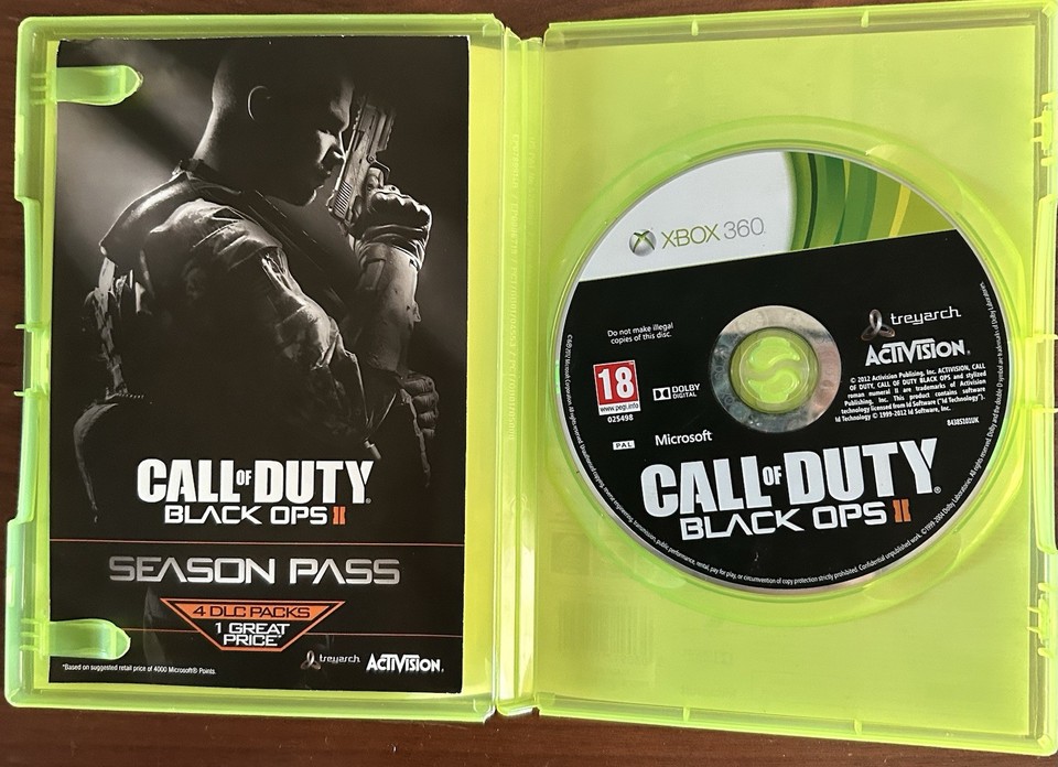 Call Of Duty: Black Ops 2 - ( Microsoft Xbox 360 Game, 2012 ) | eBay UK